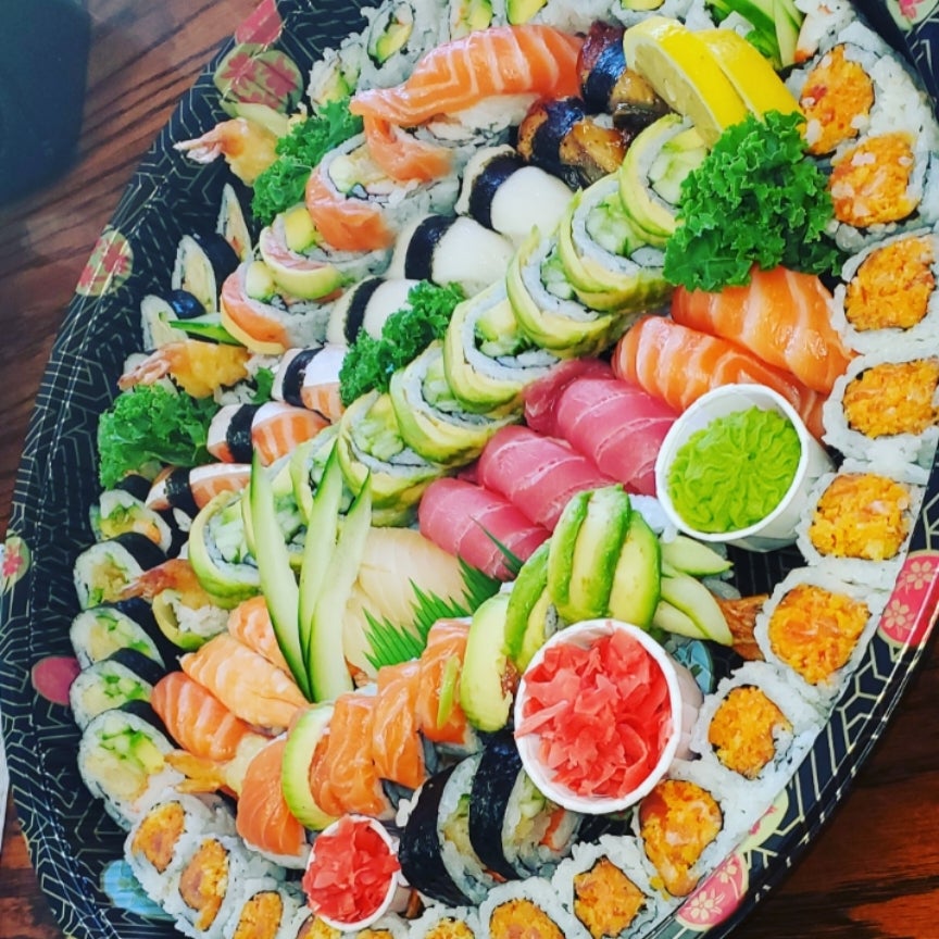 LARGE SUSHI & MAKI TRAY (76pc) | SUSHI YOU